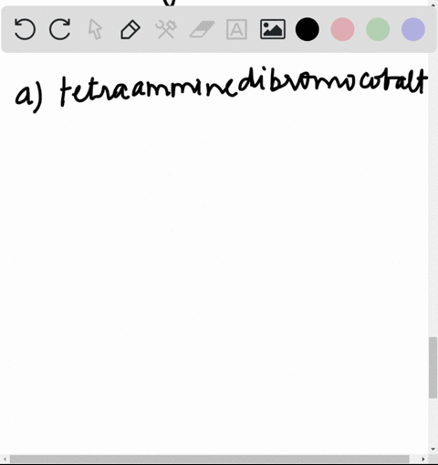 SOLVED:Write the formula for a potential ionization isomer of each of ...