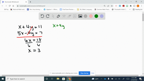 ⏩SOLVED:Solve the systems using the elimination method. Label each… | Numerade