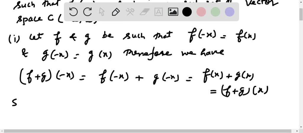 Determine Whether The Given Set Is A Subspace Of The Vector Space C ∞