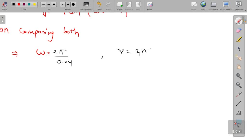SOLVED:The equation of a wave on a string of linear mass density 0.04 ...