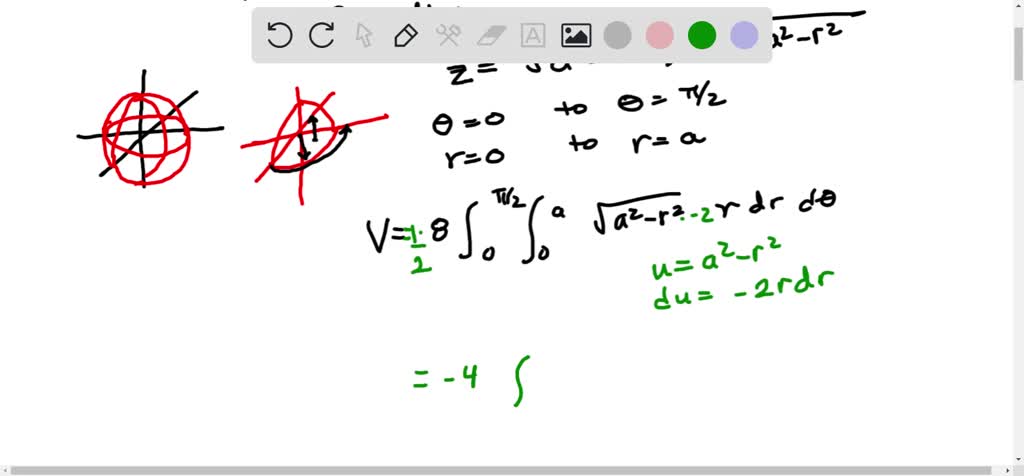 ⏩SOLVED:Use a double integral in polar coordinates to find the… | Numerade