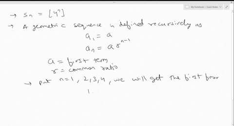 SOLVED:Show that each sequence is geometric. Then find the common ratio and list the first four ...