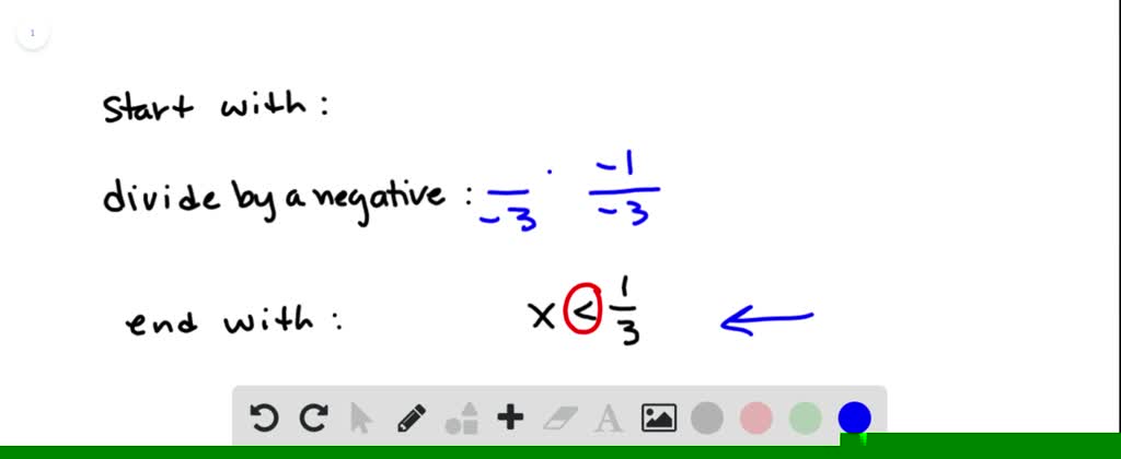 SOLVED:Open-Ended Write an inequality that can be solved by dividing by ...
