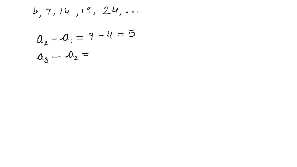 SOLVED:Determining Whether a Sequence Is Arithmetic In Exercises 5 - 12 , determine whether the ...