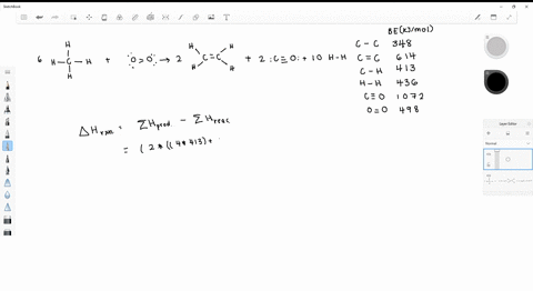SOLVED:Using data in Appendix 4, calculate ΔHrxn for the production of acetylene from the ...