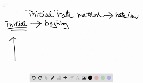 SOLVED:In the method of initial rates used to determine the rate law ...