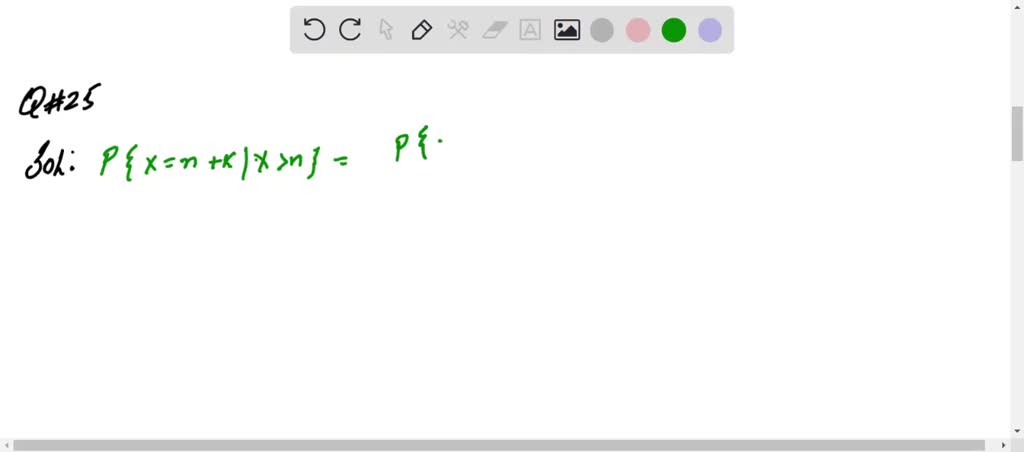 Solvedif X Is A Geometric Random Variable Show Analytically That P X 6216