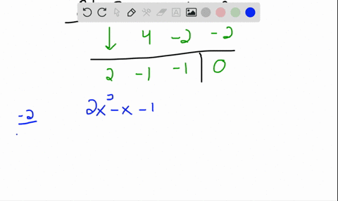 SOLVED:Use synthetic division to divide f(x)=x^{3}-2 x^{2}-x+2 \text ...