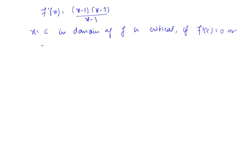 SOLVED:A critical point of a differentiable function f: S →R defined on a regular surface S is a ...