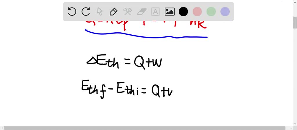SOLVED:Draw a first-law bar chart (see Figure 17.14 ) for the gas ...