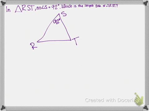 SOLVED:The lengths of two sides of a triangle are 3 feet and 5 feet ...