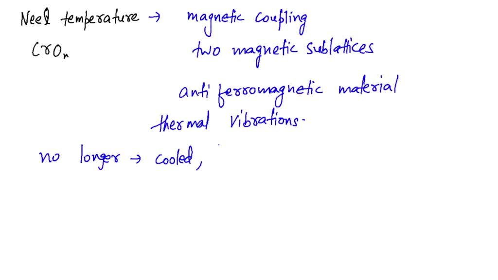 ⏩SOLVED:Predict the Néel temperature for CrO. | Numerade