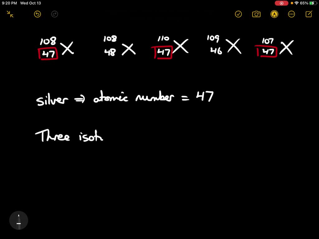 SOLVED:How many different isotopes of silver are listed here? (The X ...