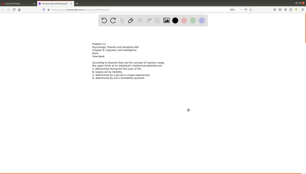 SOLVED:According to theories that use the concept of reaction range ...