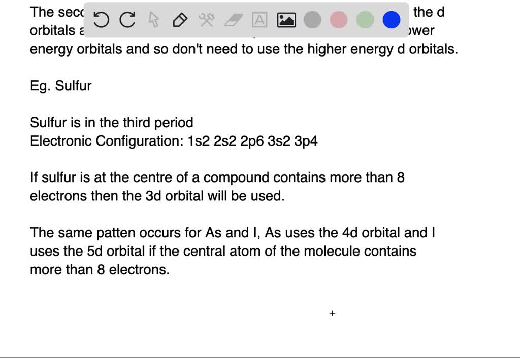 SOLVED:Why are d orbitals sometimes used to form hybrid orbitals? Which ... SOLVED:Why are d orbitals sometimes used to form hybrid orbitals? Which ...