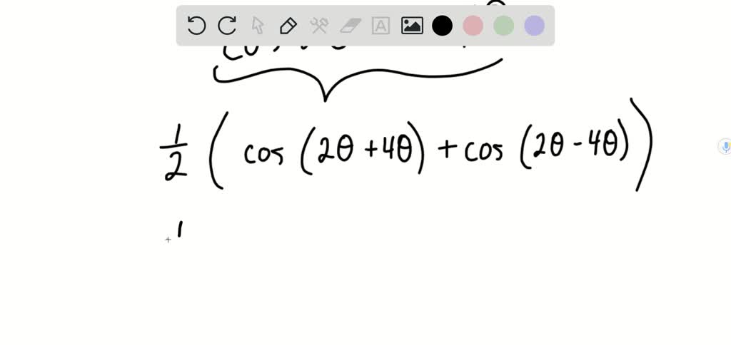 SOLVED:In Exercises 61-72 , use the product-to-sum formulas to write the product as a sum or ...
