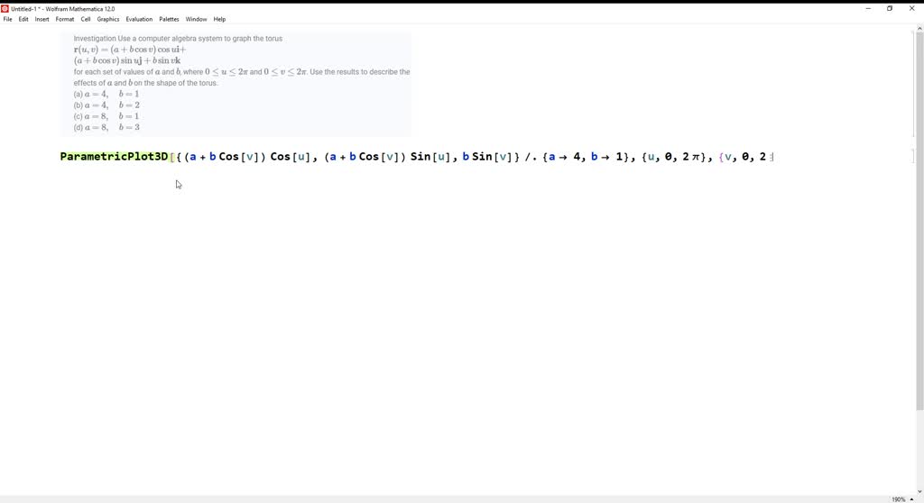 SOLVED:Consider a torus structure shown in Figure 9.12. The geometrical and material data are ...