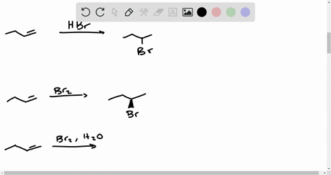 SOLVED:Draw structural formulas for the major product(s) formed by ...