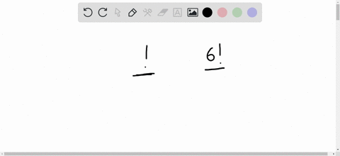 SOLVED:The symbol ! is the factorial symbol that represents the product ...