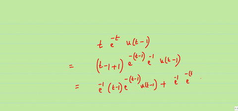 SOLVED:Use the linearity of the Laplace transform (Proposition 2.7) and ...