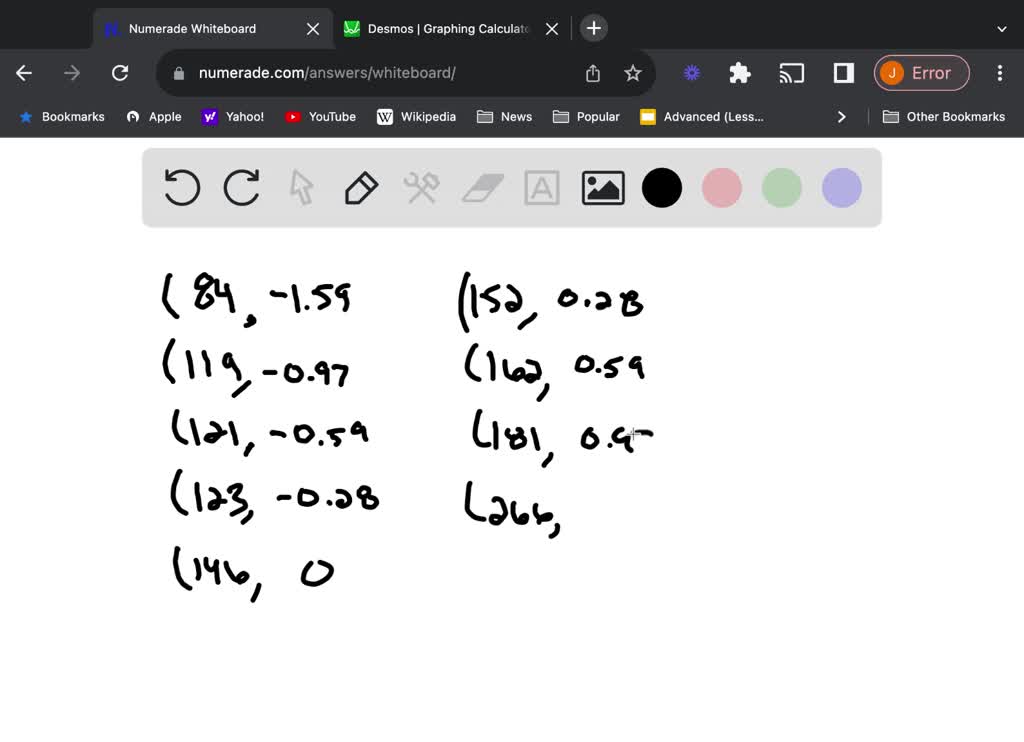 SOLVED:Use the given data values to identify the corresponding z scores ...