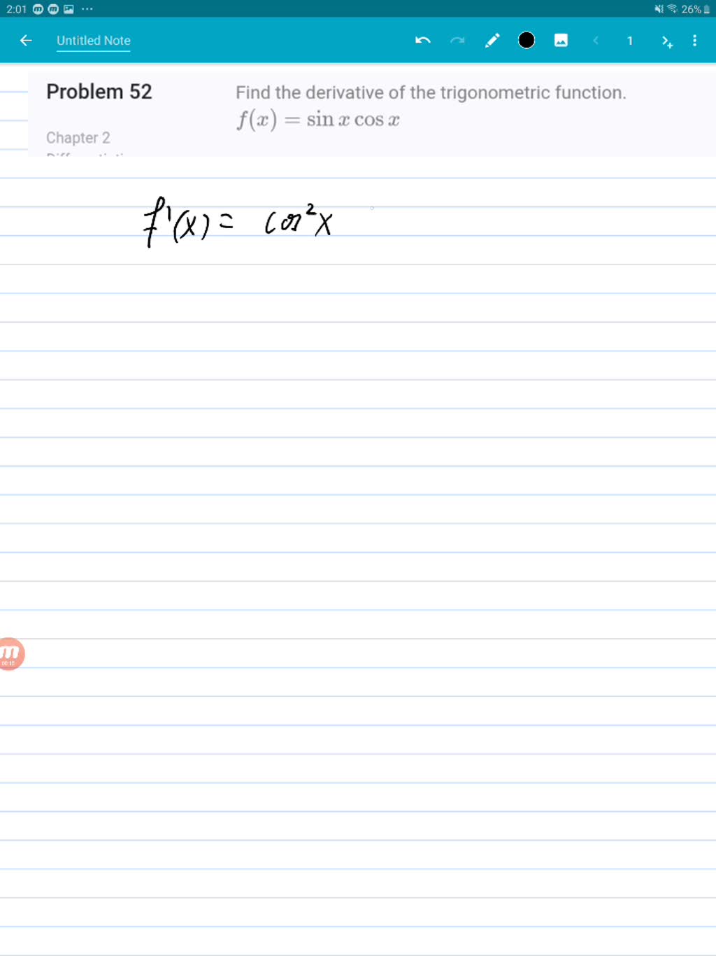 Sin 2x 1 cosx D F x Cos 3x 1 sinx sin Sx 2 c SolvedLib