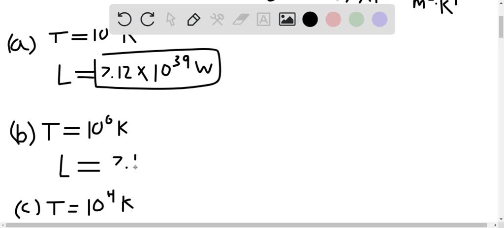 SOLVED:Recall from Chapter 4 that the luminosity of a spherical object ...