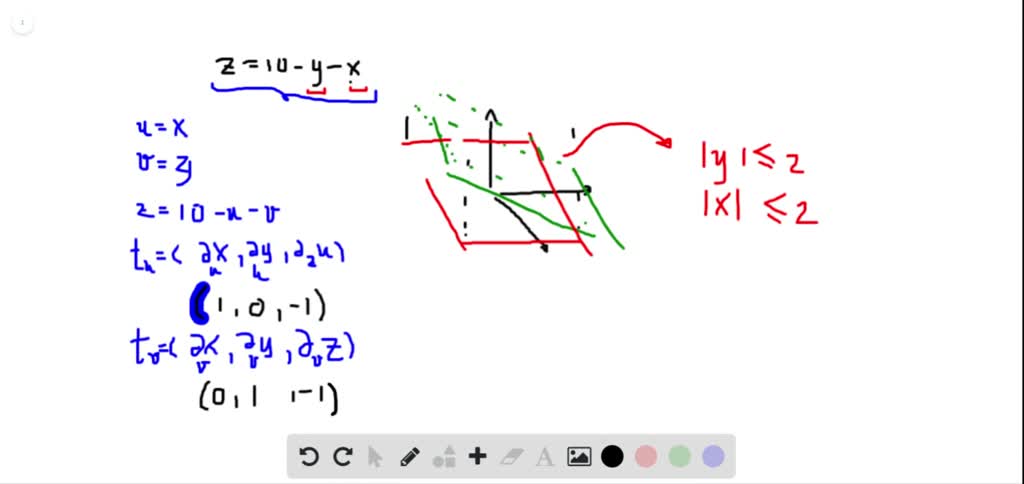 Surface area using a parametric description Find
