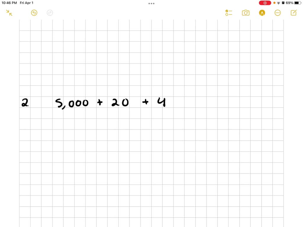 Write the numbers in expanded notation. 234000 five | Numerade