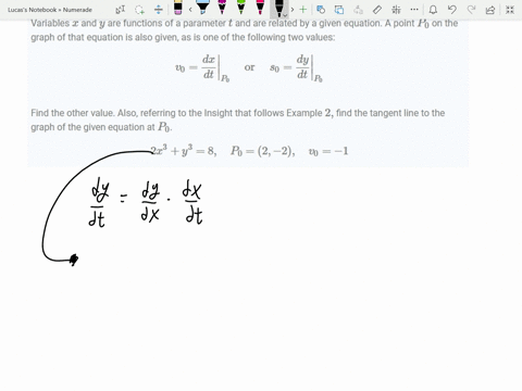⏩SOLVED:Variables x and y are functions of a parameter t and are… | Numerade