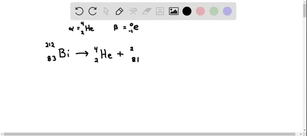 SOLVED:Challenge The figure at right shows one way that bismuth-212 can ...