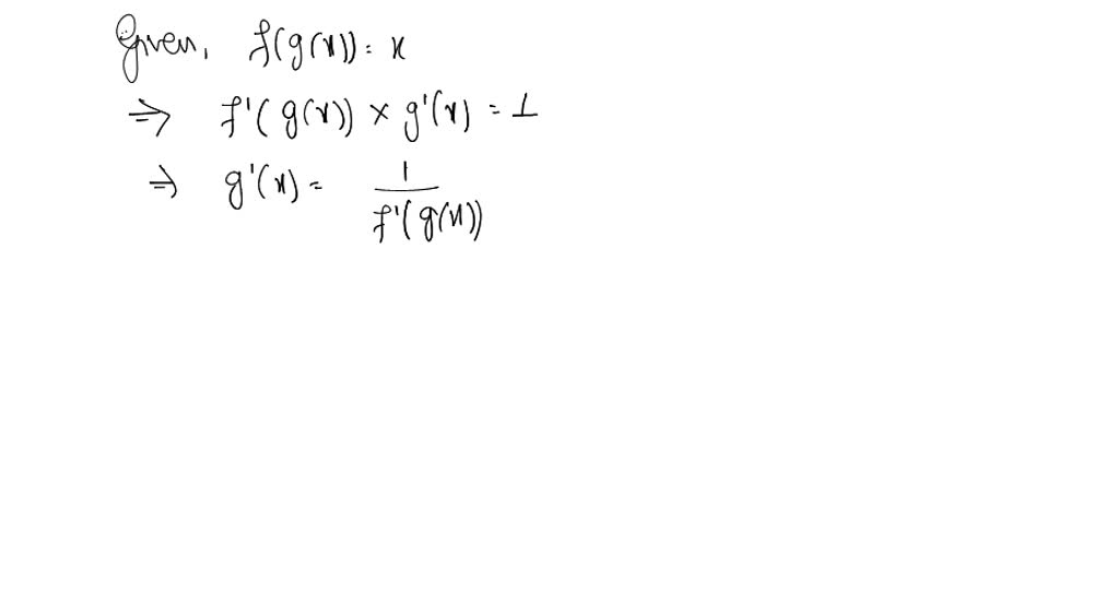 SOLVED a Define The Notion Of Differentiable Function On A Regular