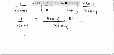 SOLVED:Use the method of partial fraction decomposition to perform the ...