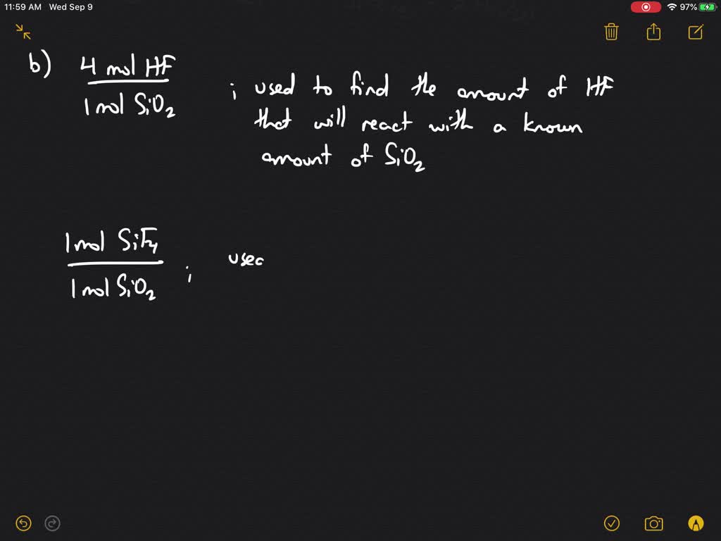 SOLVED: Solid silicon dioxide, often called silica, reacts with ...