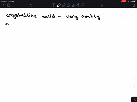 SOLVED:What are crystalline solids? What kind of microscopic structure ...