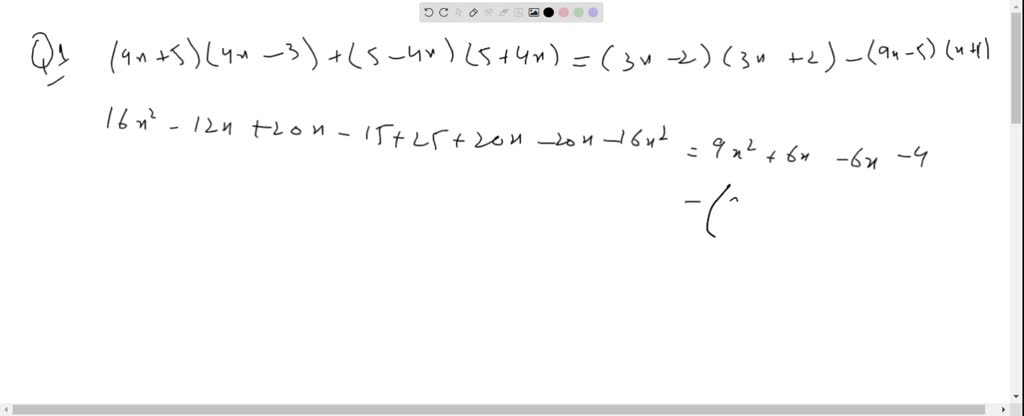 SOLVED Solve The Following Equations Numbered 1 To 15 1 4 X 5 4 X 3 