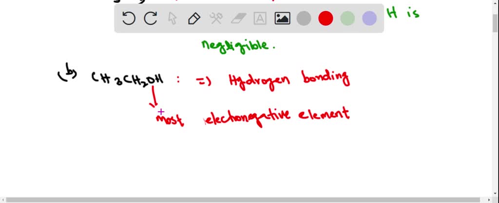 SOLVED:Identify the intermolecular forces (dipole-dipole, London ...