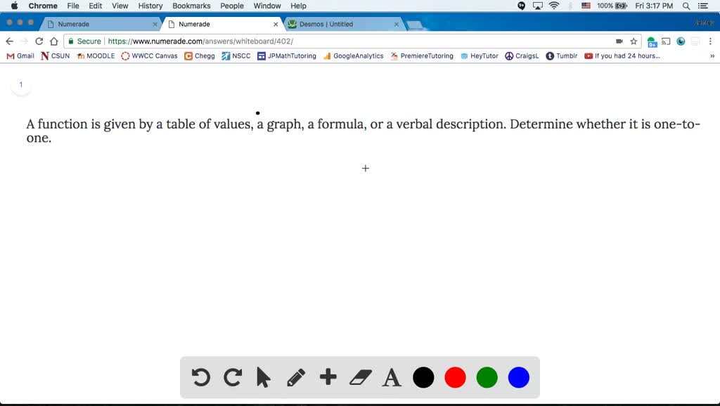 SOLVED A Function Is Given By A Table Of Values A Graph A Formula Or