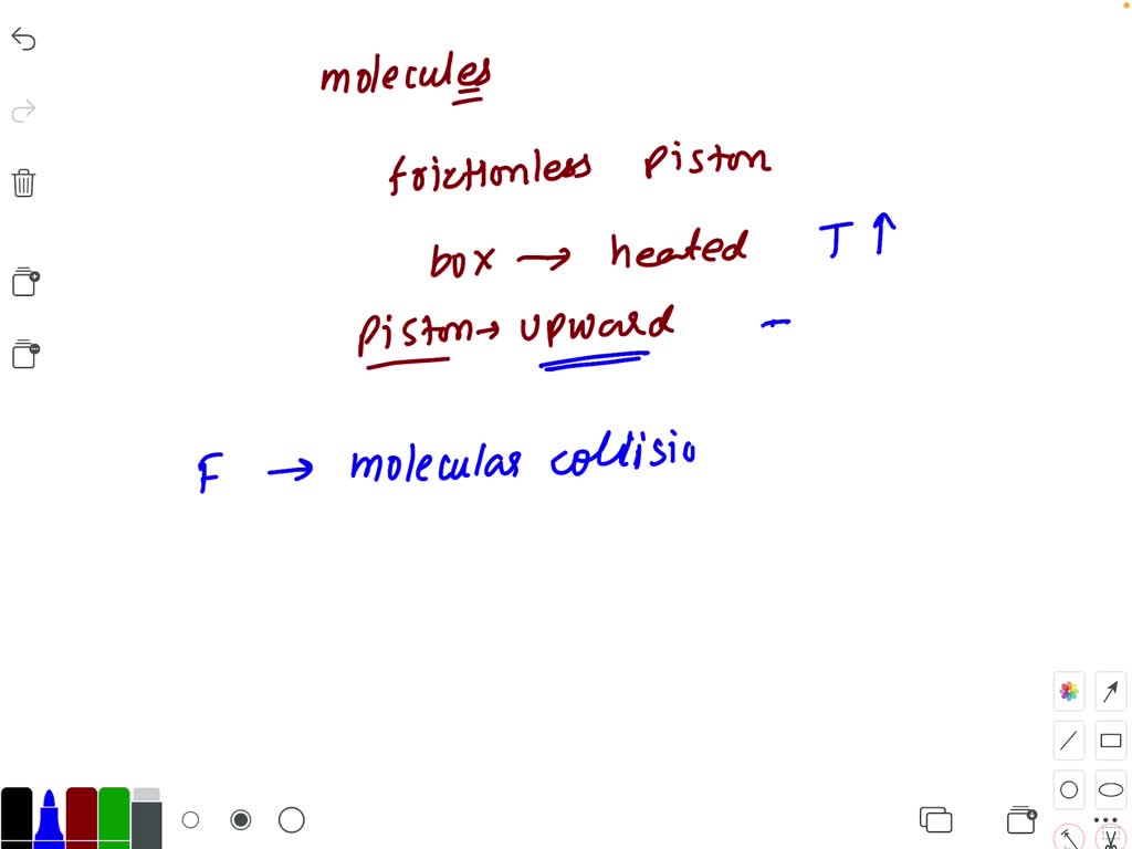 ⏩SOLVED:If we consider molecules of an ideal gas in a box with a ...
