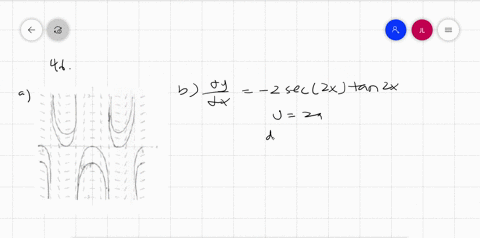 A differential equation, a point, and a slope field are given. A ...