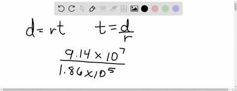 Use the motion formula d=r t, distance equals rate times time, and the ...