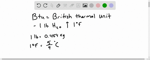 ⏩SOLVED:(II) A British thermal unit (Btu) is a unit of heat in the ...