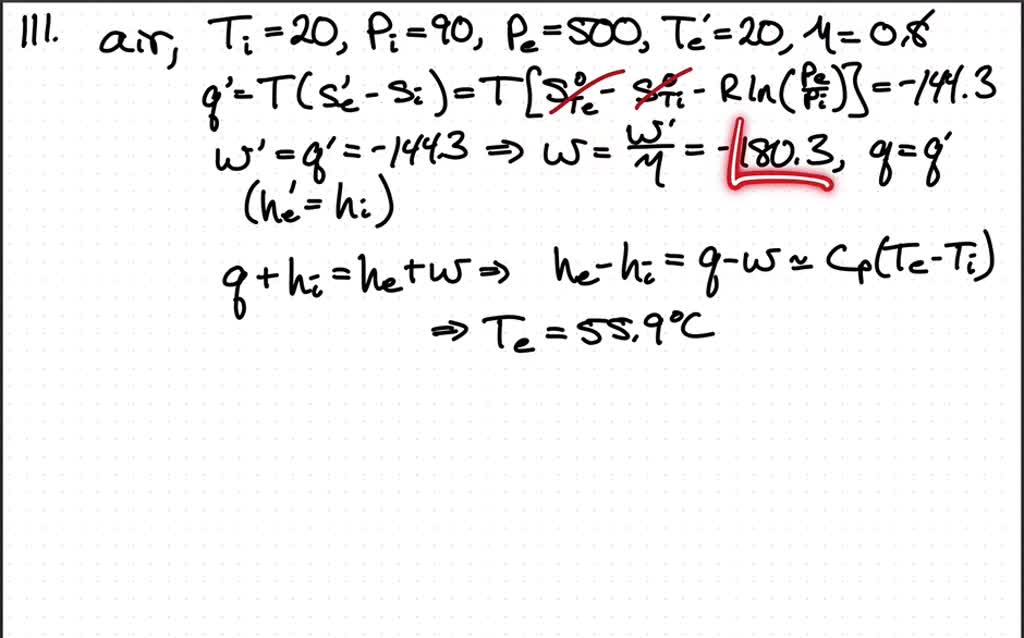 ⏩SOLVED:A compressor with an adiabatic efficiency of 90 percent… | Numerade