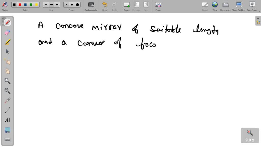 SOLVED:A diminished image of an object is to be obtained on a screen 1. ...