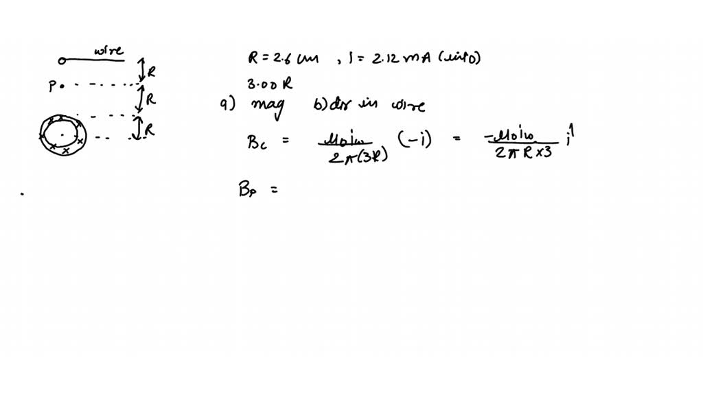 In Fig. 29-41, a long circular pipe with outside radius R=2.6 cm ...