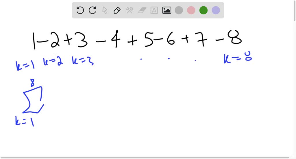 SOLVED:Use summation (∑) or product (∏) notation to rewrite the ...