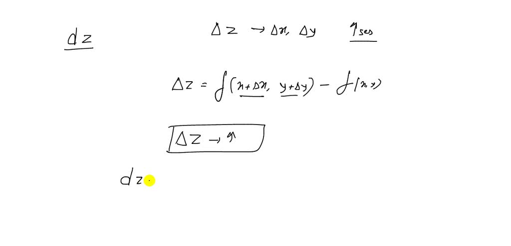 SOLVED:(a) Use the small increments formula to estimate the change in z ...