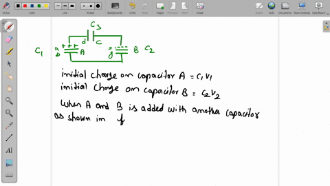 Capacitor paradox * Two capacitors with the same capacitance C and ...