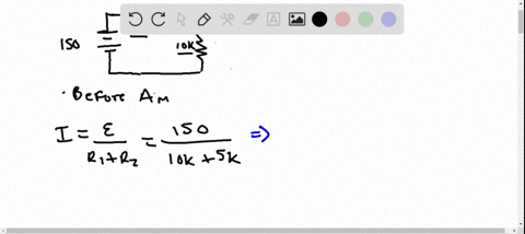SOLVED:An ammeter with 100-Ωresistance is inserted in the circuit of ...