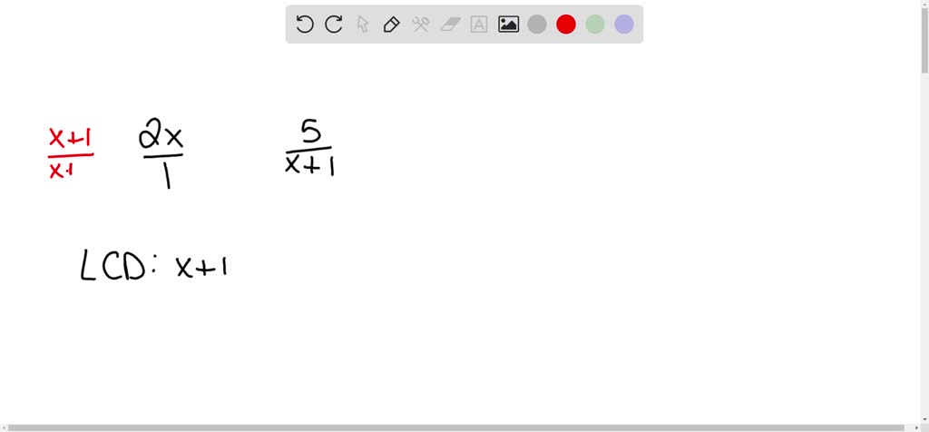 Solved Find The Least Common Denominator For Each Set Of Rational
